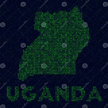 Digital Uganda logo. stock illustration. Illustration of cyberspace ...