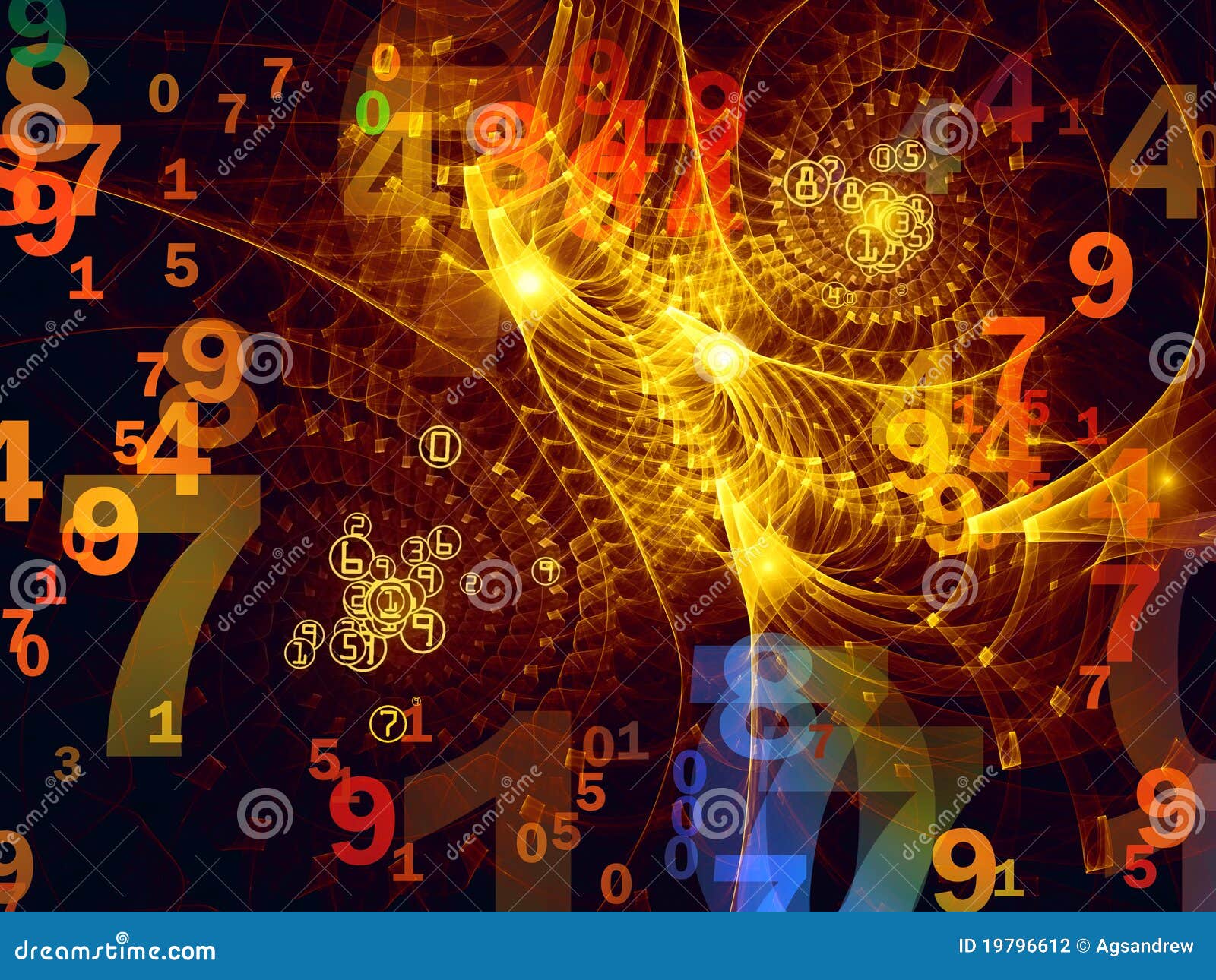 Digital Universe stock illustration. Illustration of dynamic - 19796612