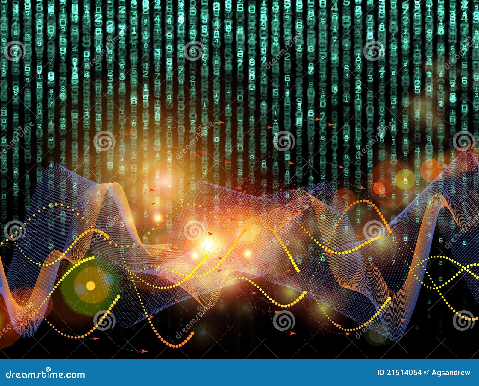 Digital Universe stock photo. Image of wave, effect, computer - 21514054