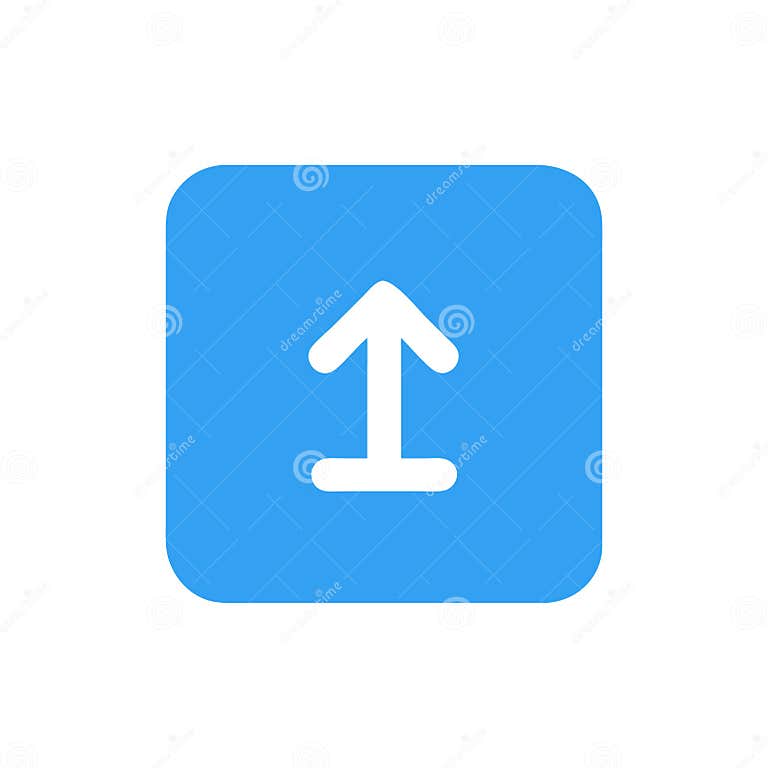 Digital Upload Button Icon stock illustration. Illustration of communication - 357860548