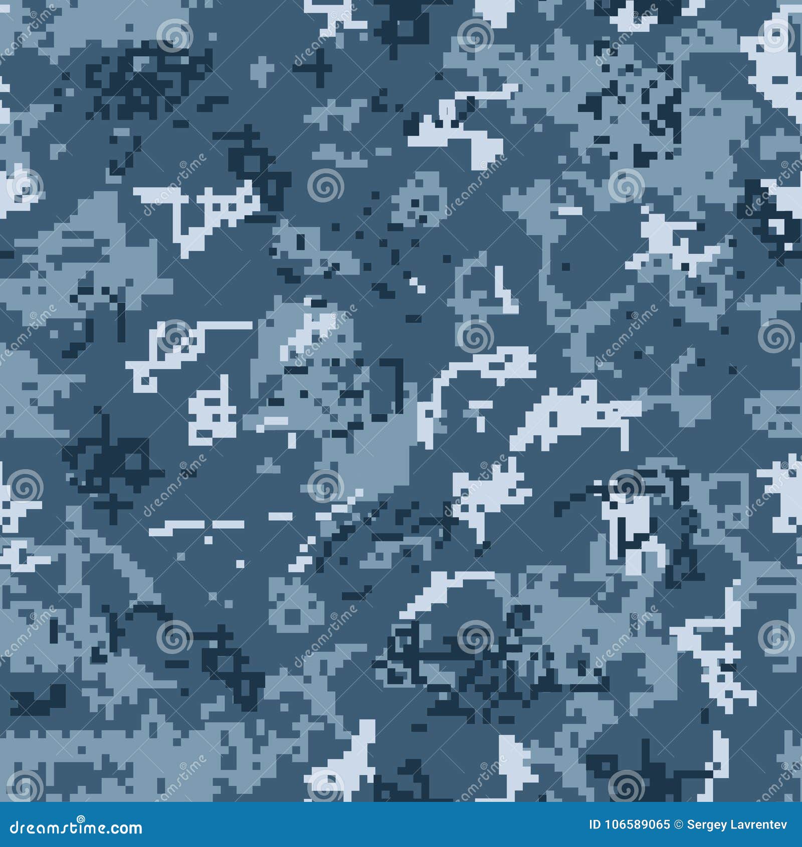 Digital Urban Camouflage Seamless Pattern Stock Vector - Illustration ...