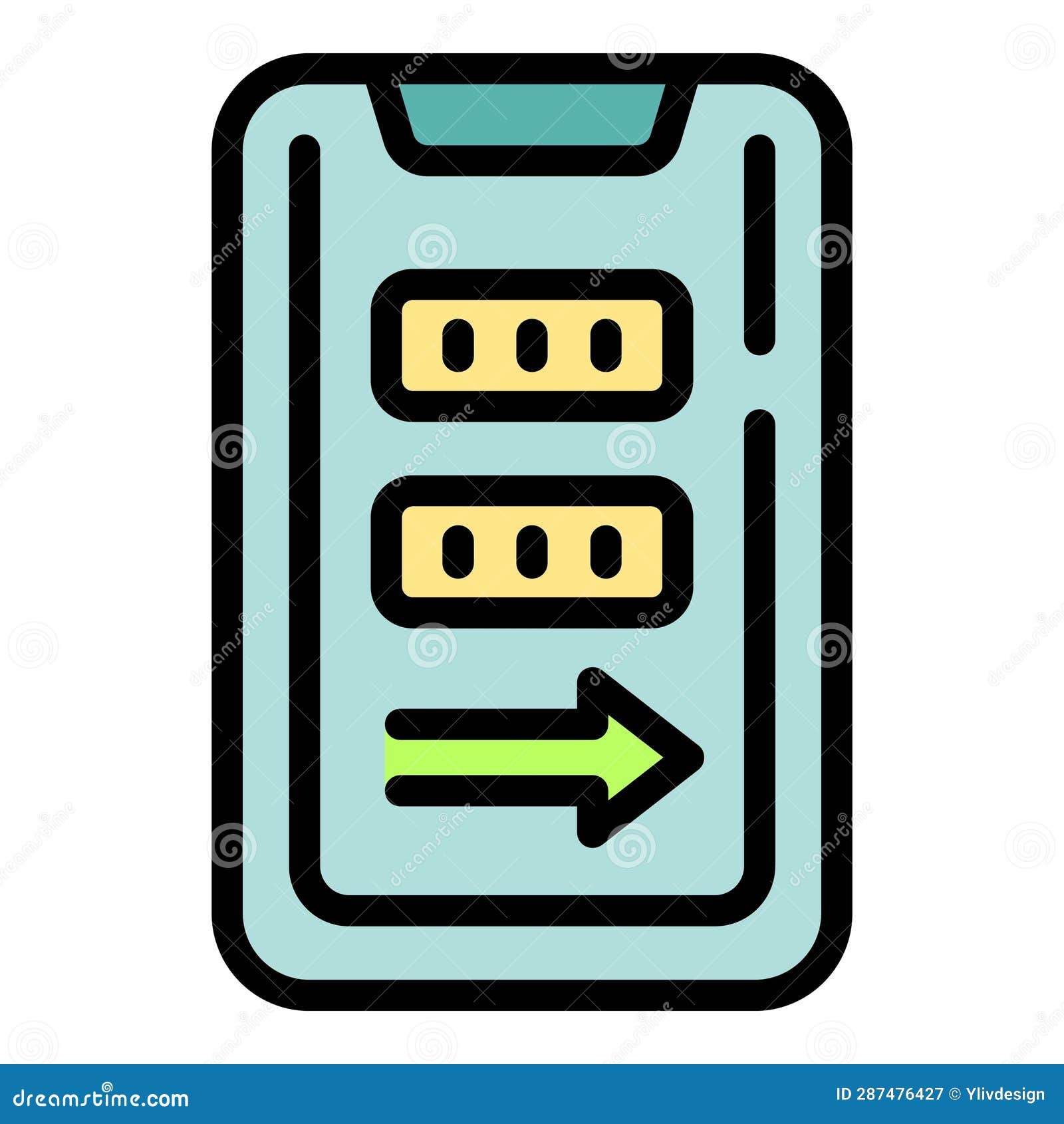 Digital User Icon Vector Flat Stock Illustration - Illustration of ...