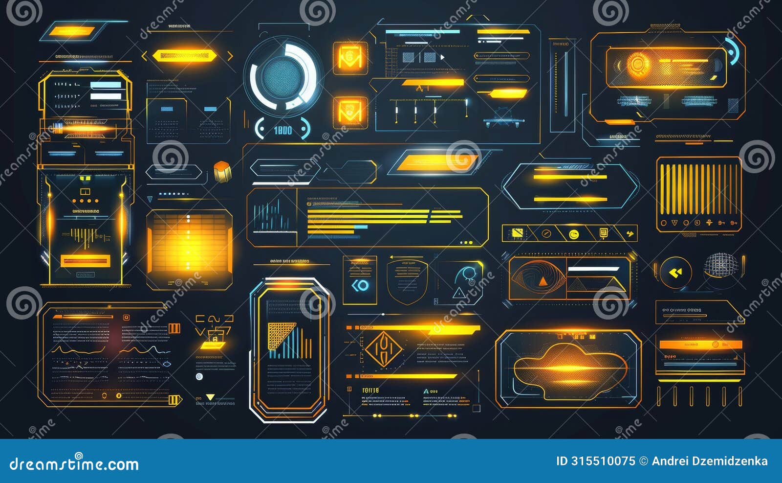 Digital User Interface Template for Live Streaming Esports. Game Stream ...