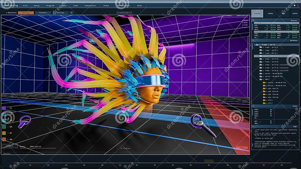 Digital User Interface of a Virtual Reality Design Software for ...