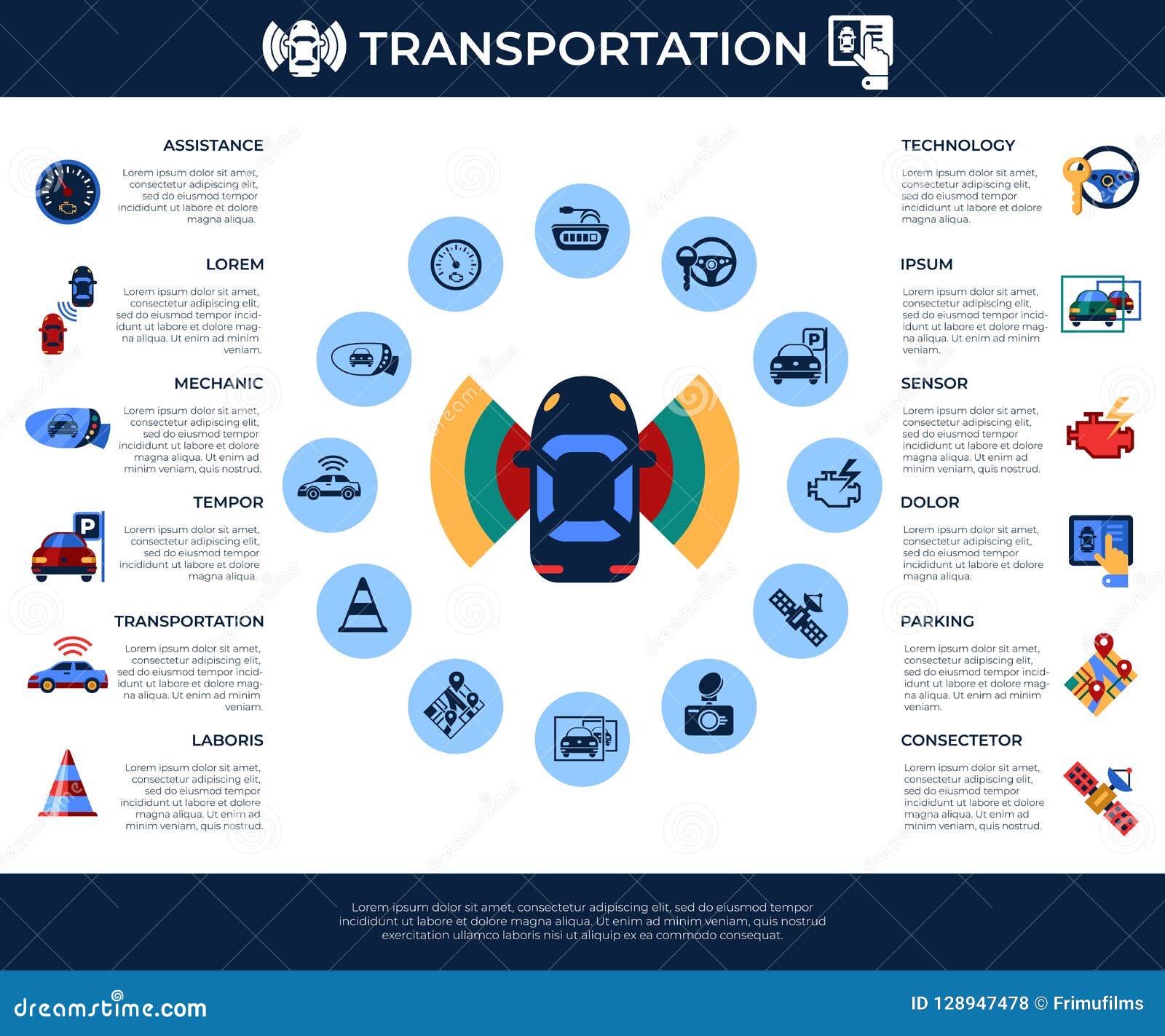 Digital Vector Assisted Transportation Stock Illustration ...