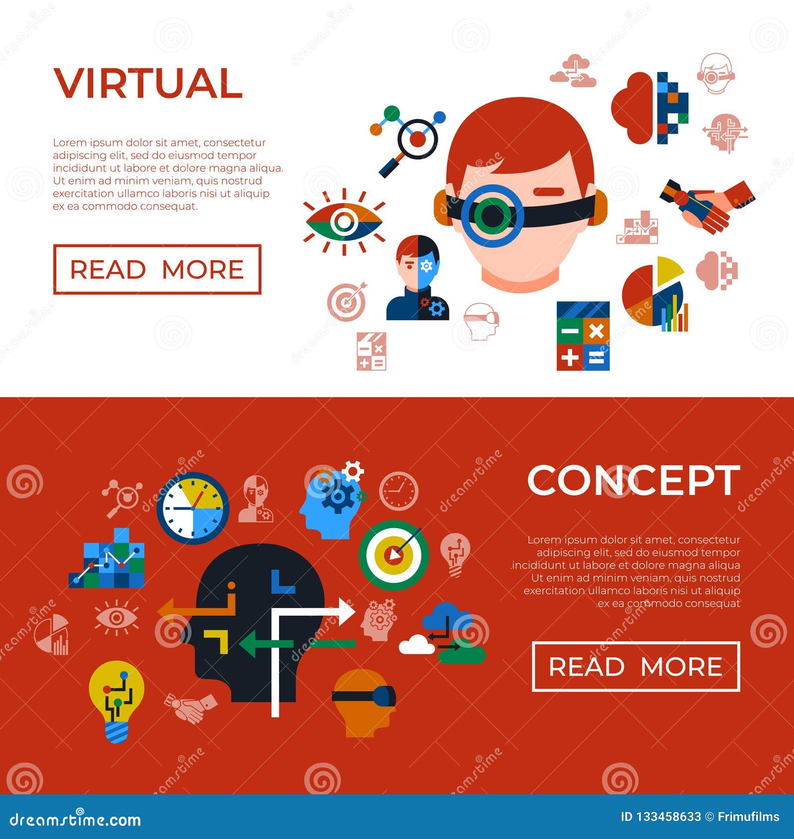 Digital Vector Augmented Analytics Stock Illustration - Illustration of ...