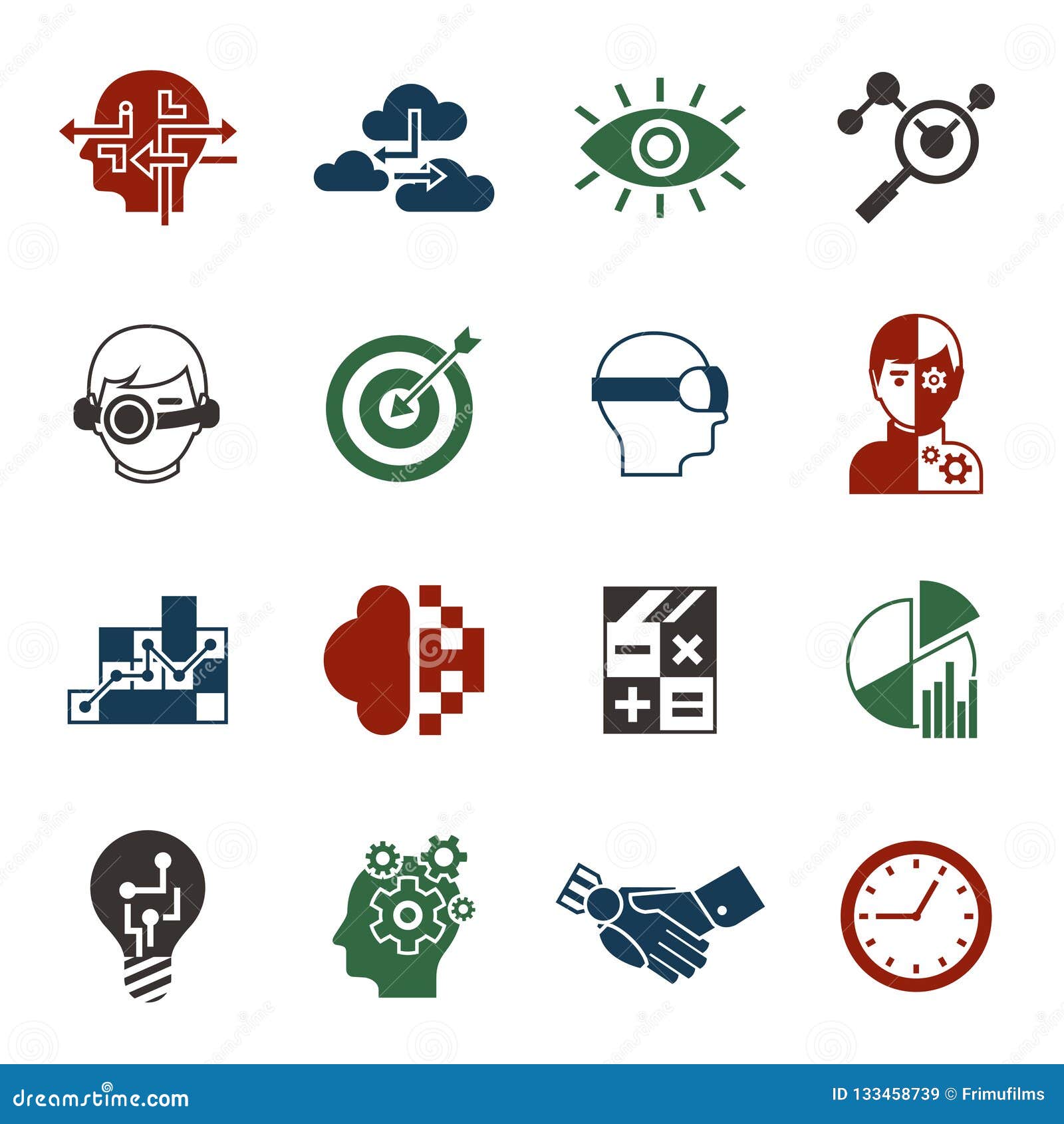 Digital Vector Augmented Analytics Stock Illustration - Illustration of ...