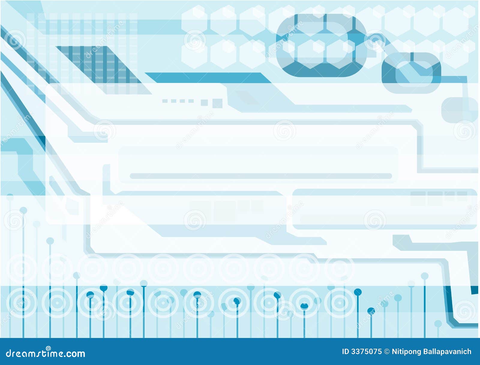 Digital Vector Background stock vector. Illustration of technology ...