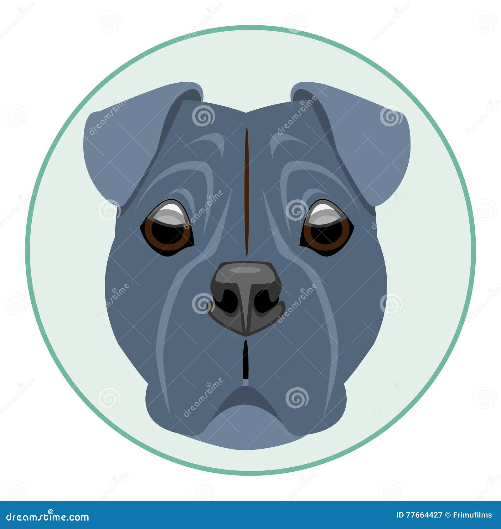 Boxer Dog Zentangle Stylized, Vector, Illustration, Freehand ...