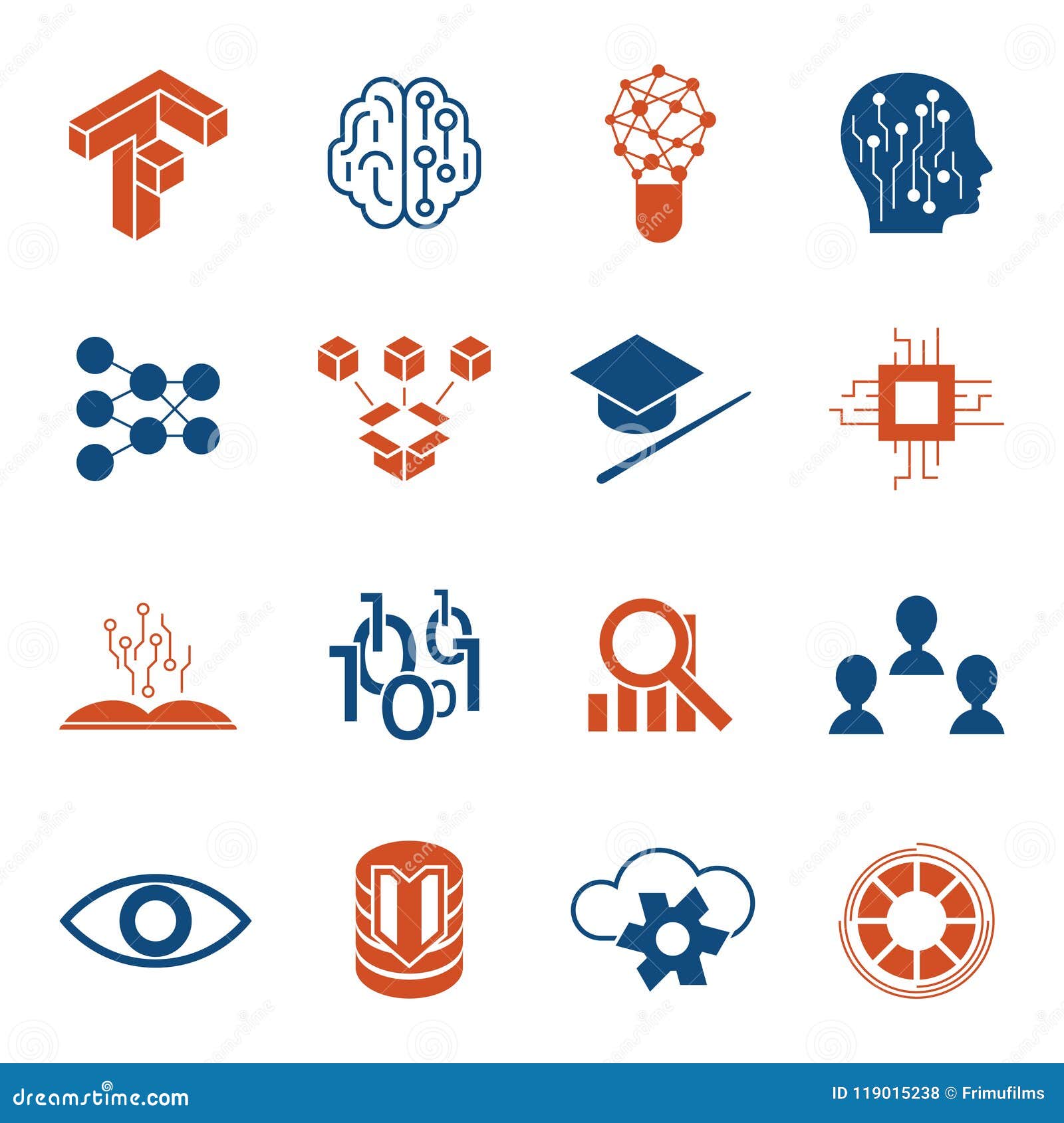 Digital Vector Deep Learning Stock Illustration - Illustration of ...