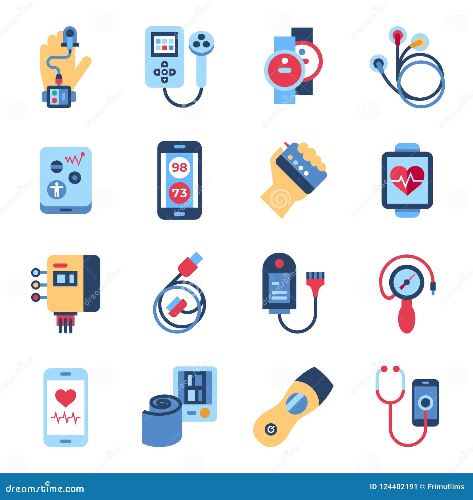 Digital Vector Health Sensor Icons Set Stock Illustration ... Digital Vector Health Sensor Icons Set Stock Illustration ...