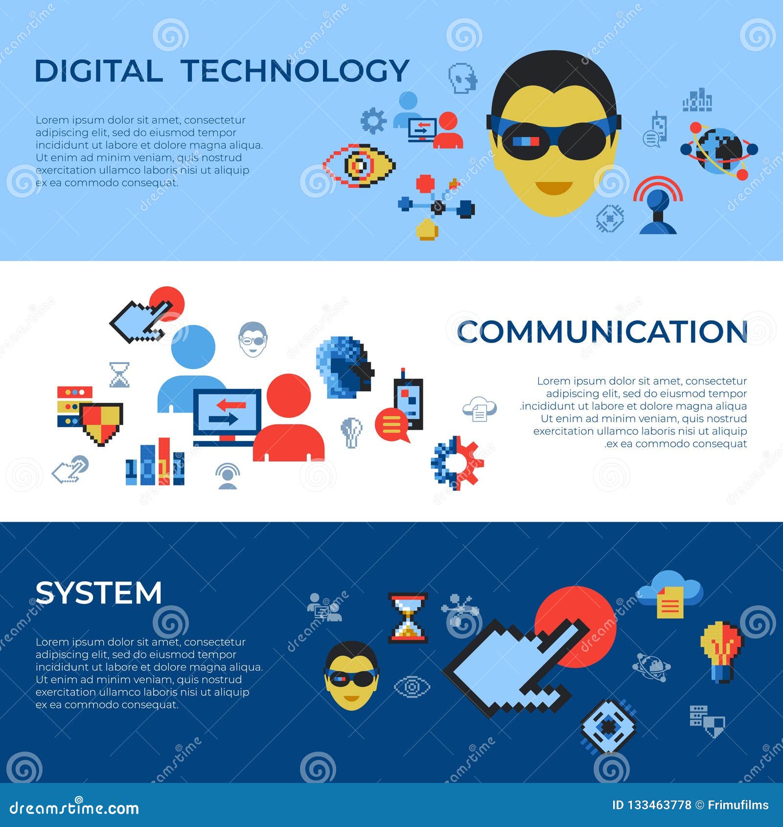 Digital Vector Pixel Art Digital Technology Stock Illustration ...