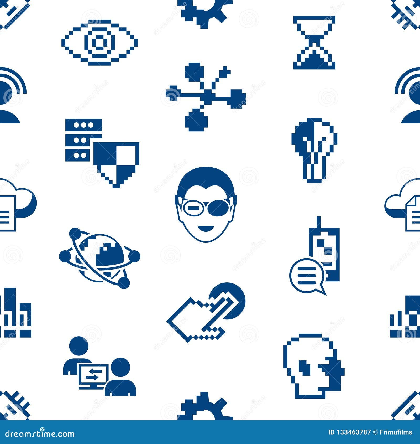 Digital Vector Pixel Art Digital Technology Stock Illustration ...