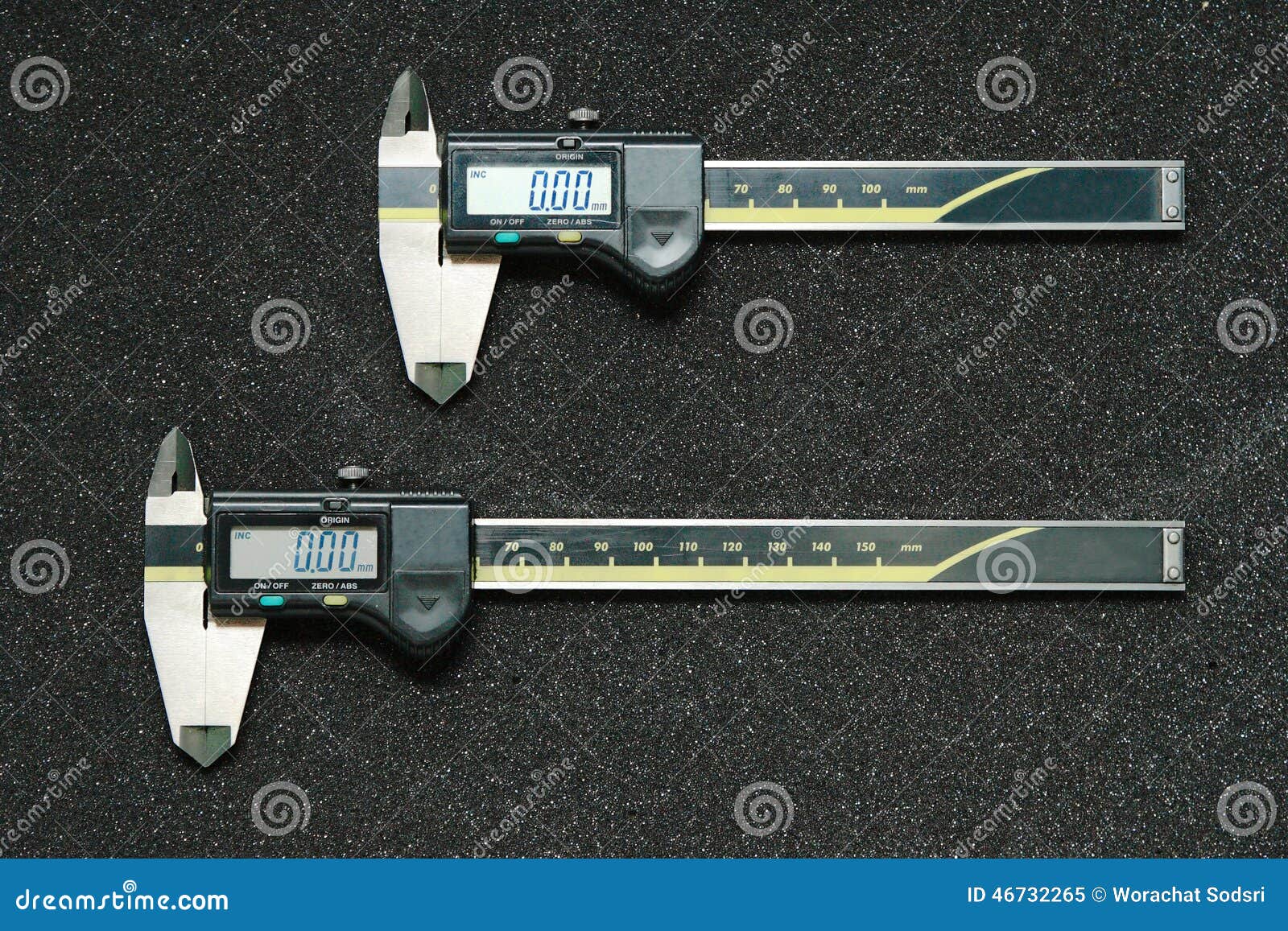 Digital Vernier stock image. Image of millimeter, caliper - 46732265