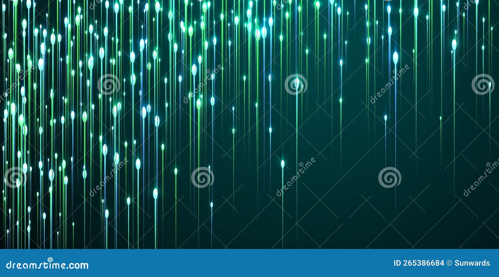 Digital Vertical Line Beams Fiber Optics Vector Stock Vector ...