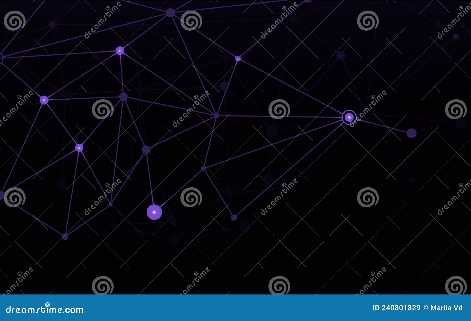 Digital Very Peri Plexus Line Background. Network Macromolecule ...