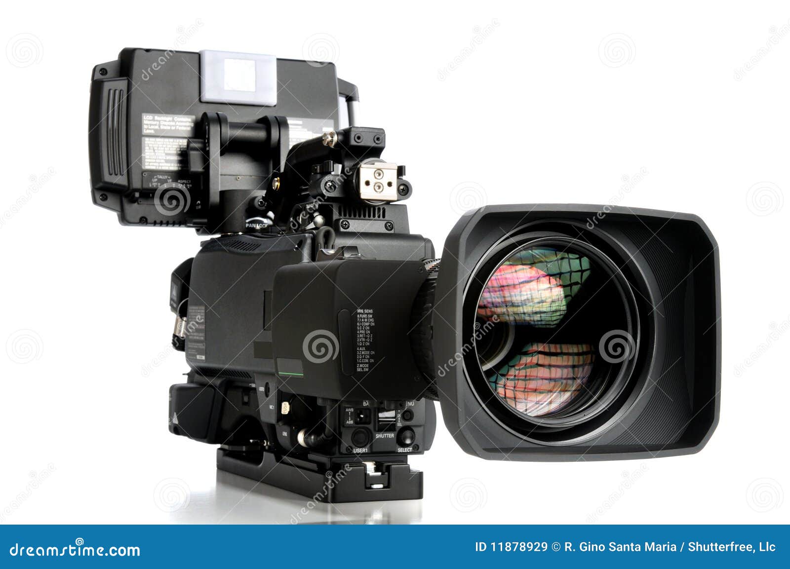 Video Camera And A Antiaircraft Machine Gun Mounted On A Tank Royalty ...