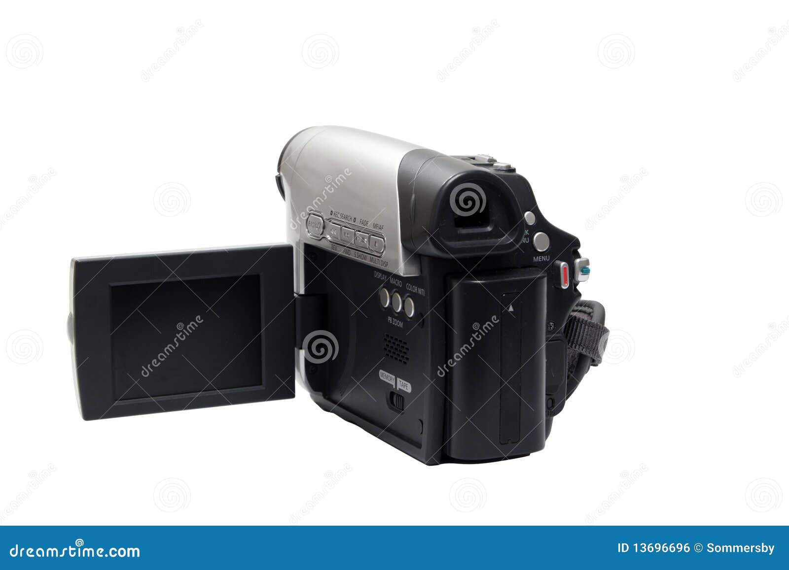 Digital video camera stock photo. Image of equipment - 13696696