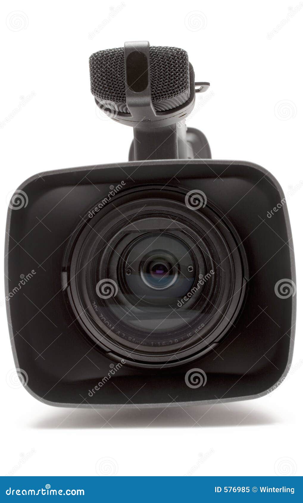 Digital Video Camera (Close Front View) Stock Image - Image of compact ...