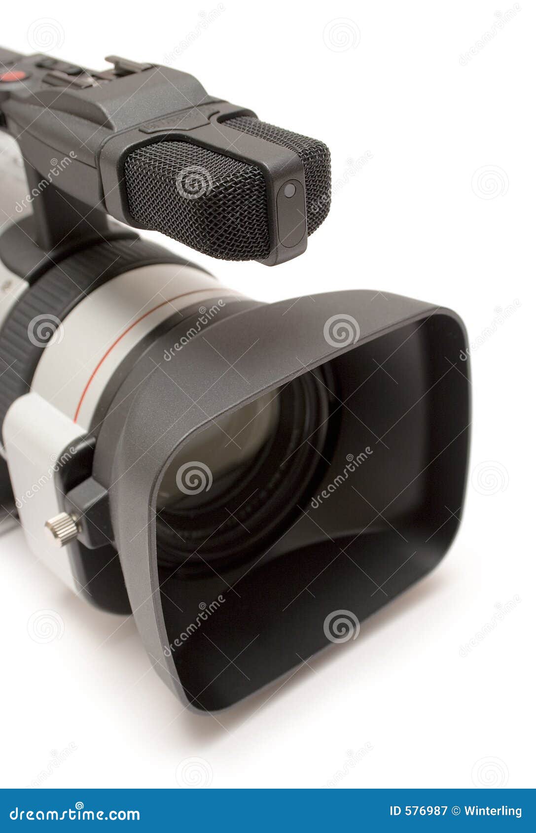 Digital Video Camera (Detail Top-Front View) Stock Image - Image of ...