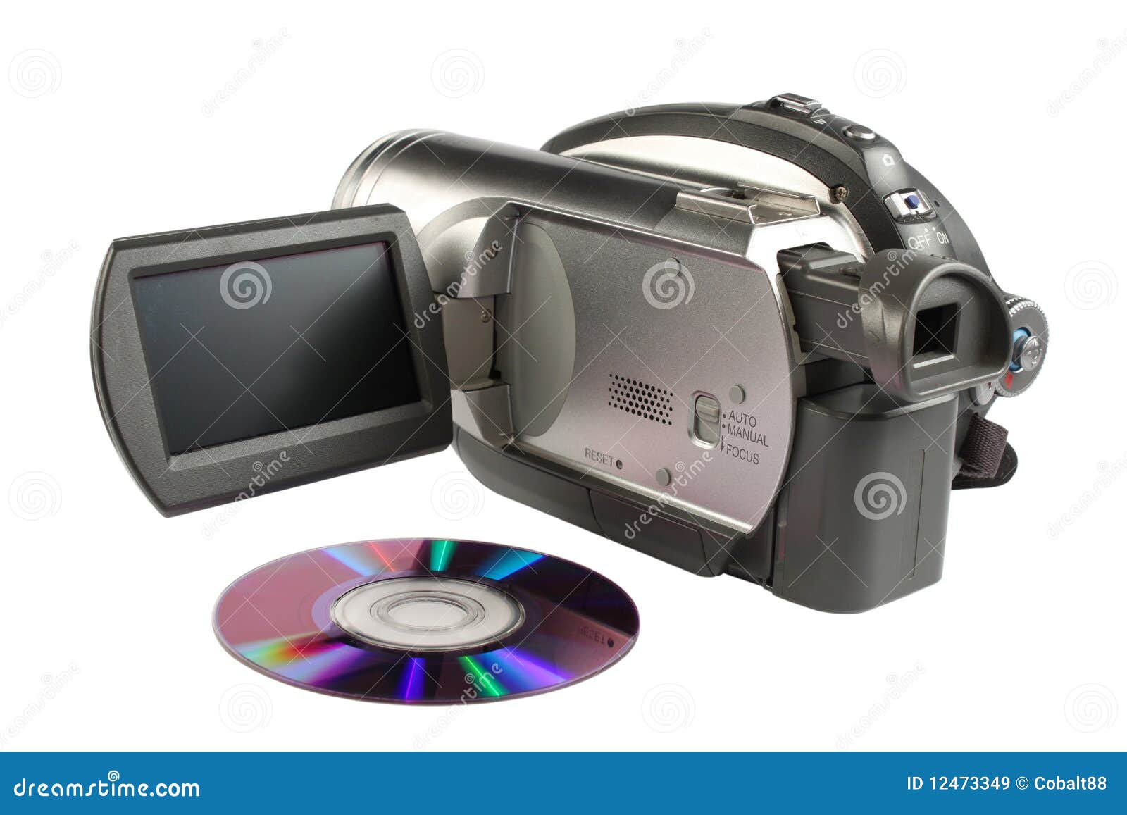 Digital Video Camera Isolated Stock Image - Image of included, media ...