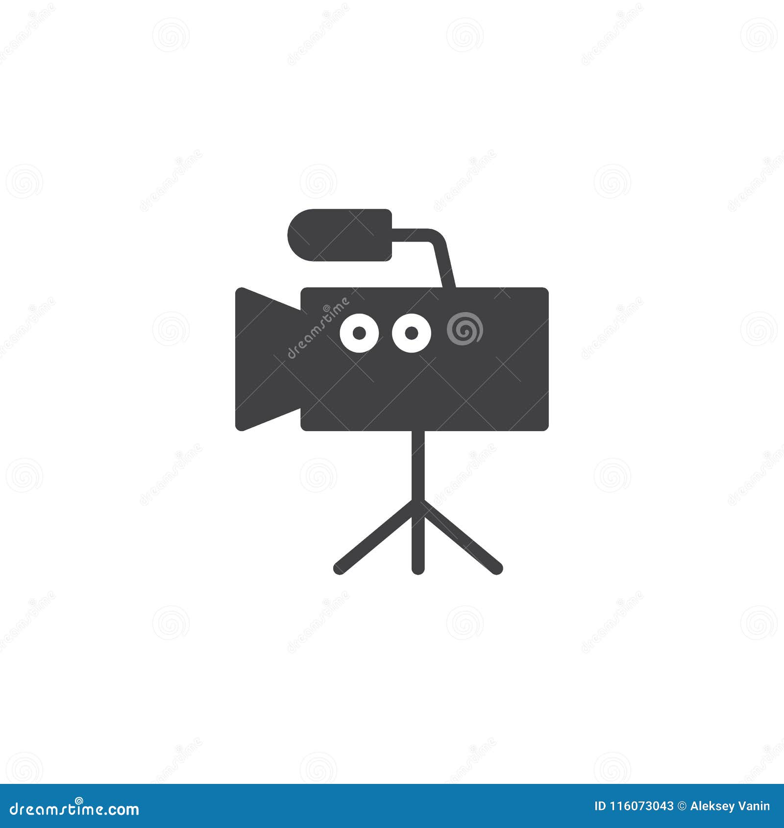 Digital Video Camera Vector Icon Stock Vector - Illustration of logo ...