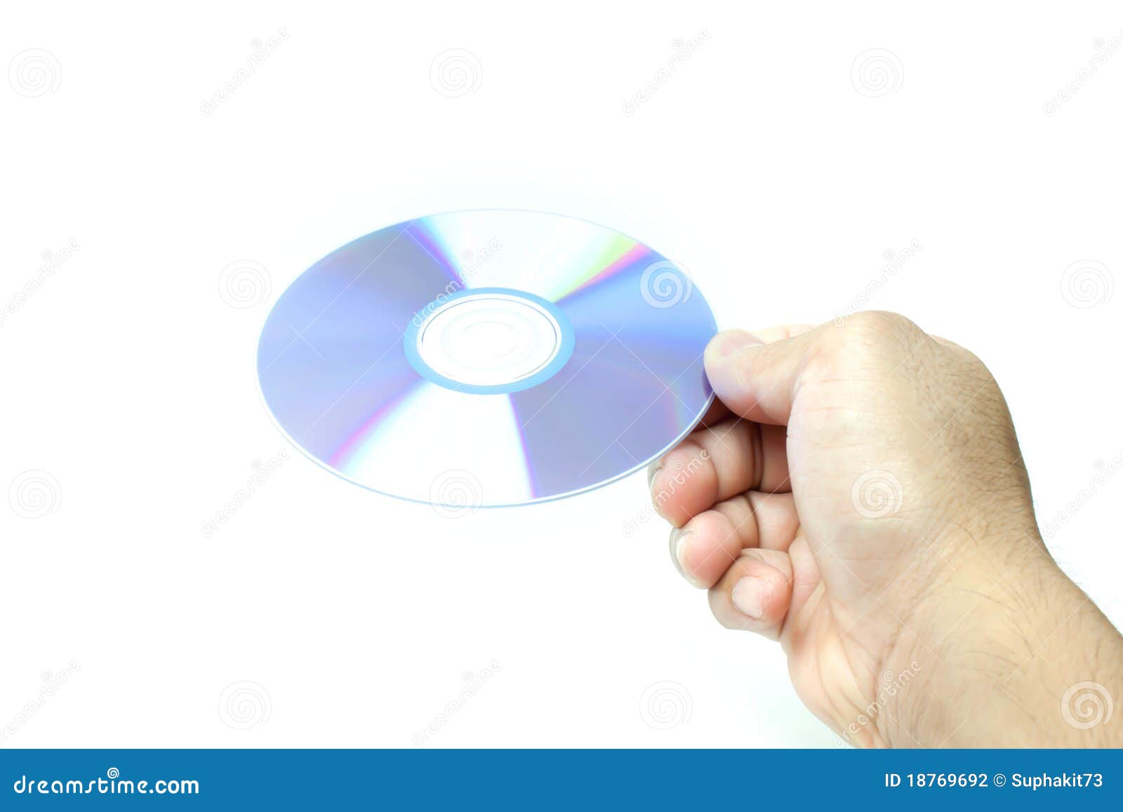 Digital Video Disc stock photo. Image of technology, hand - 18769692