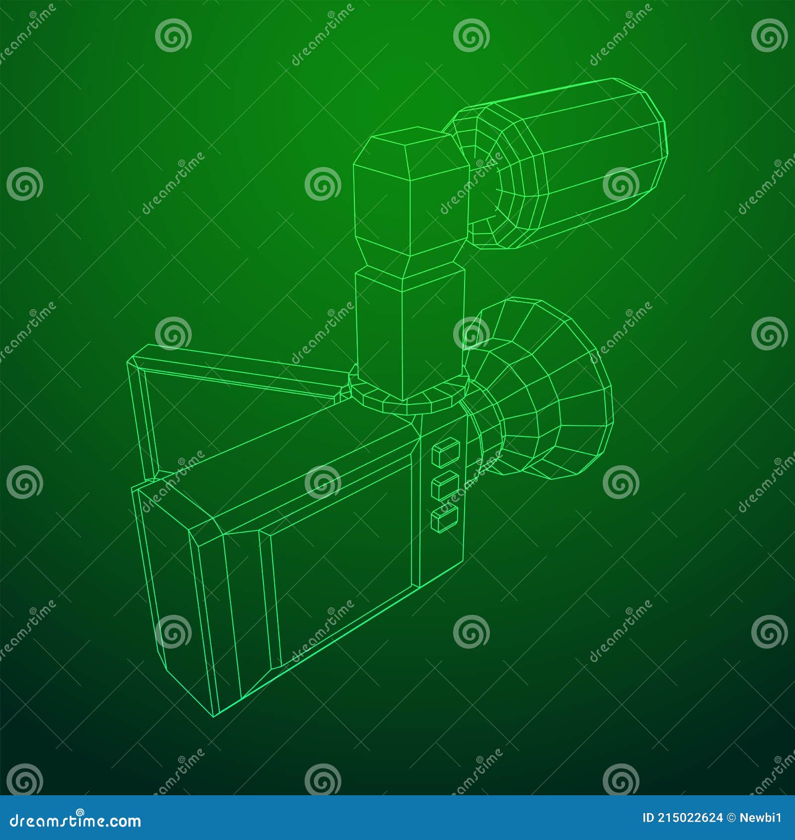 Digital Video Hand-held Camera with Rotating Screen and External ...