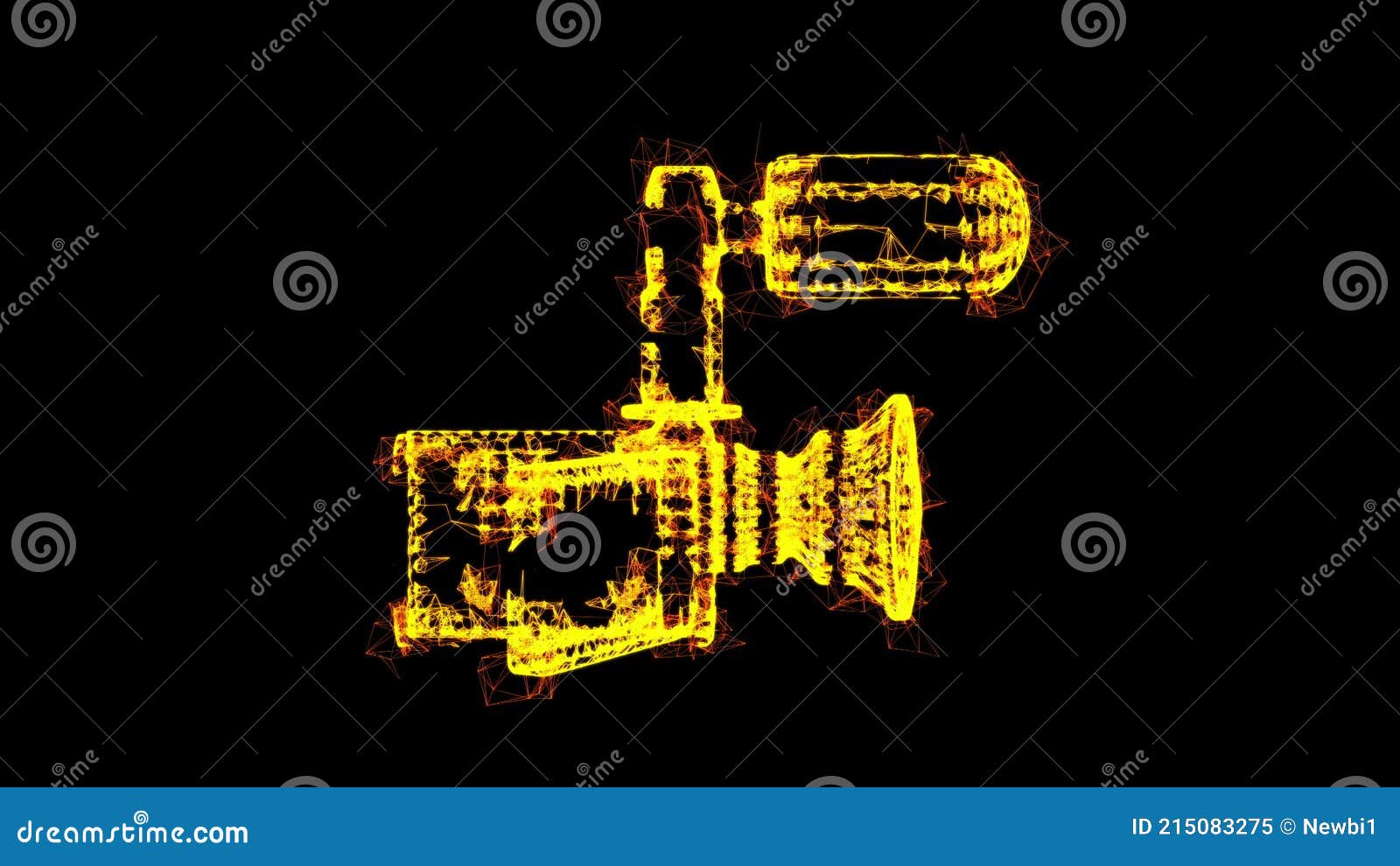 Digital Video Hand-held Camera with Rotating Screen and External ...