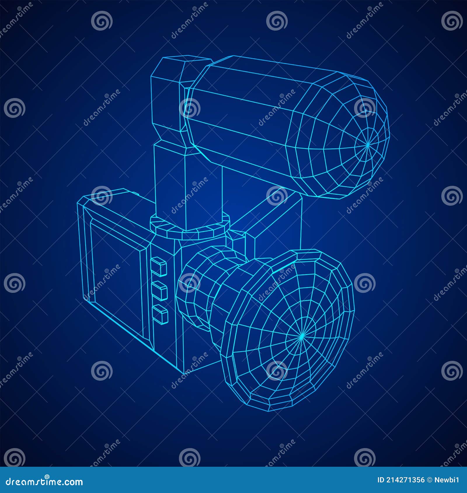 Digital Video Hand-held Camera with Rotating Screen and External ...