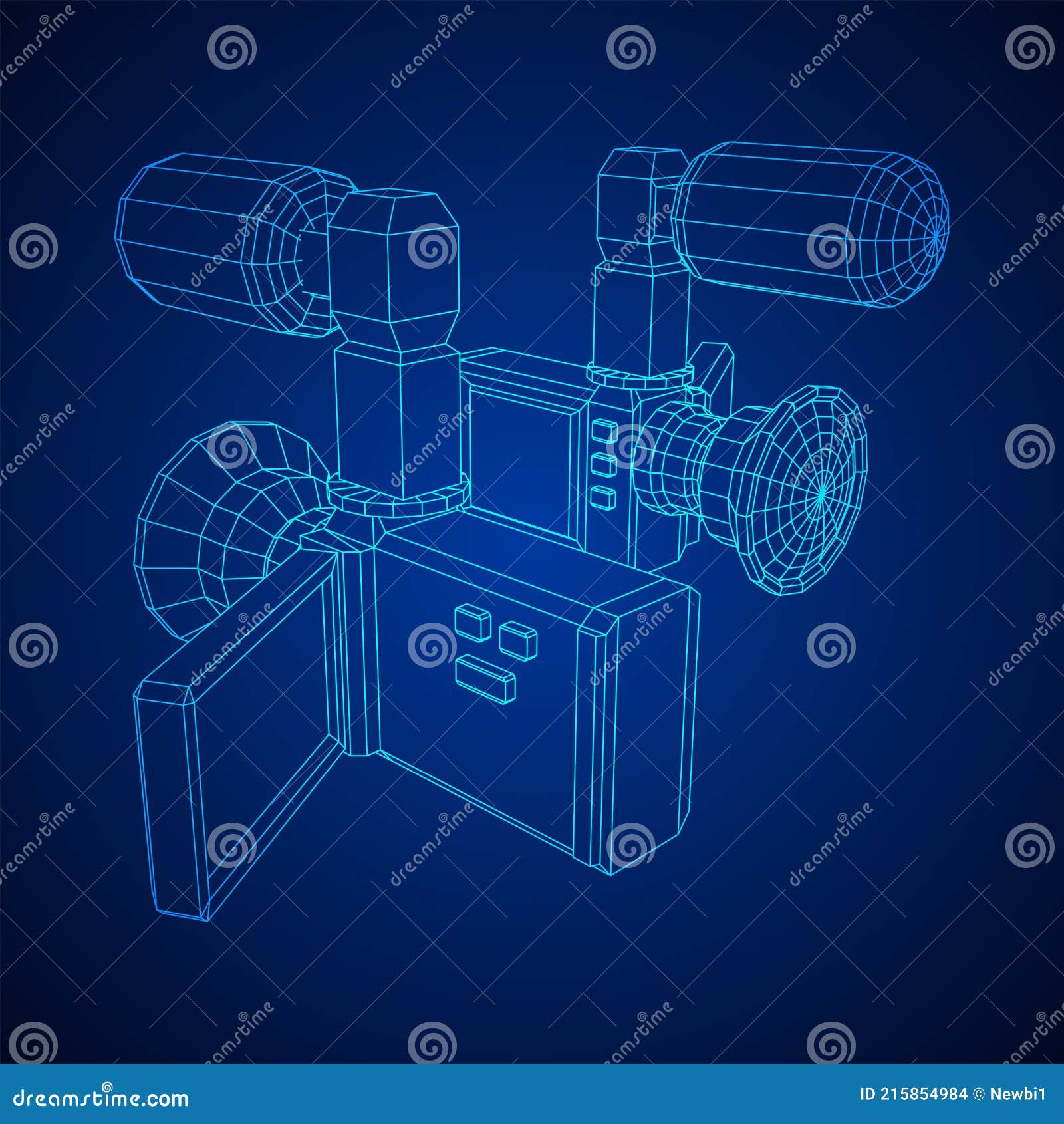 Digital Video Hand-held Camera with Rotating Screen and External ...