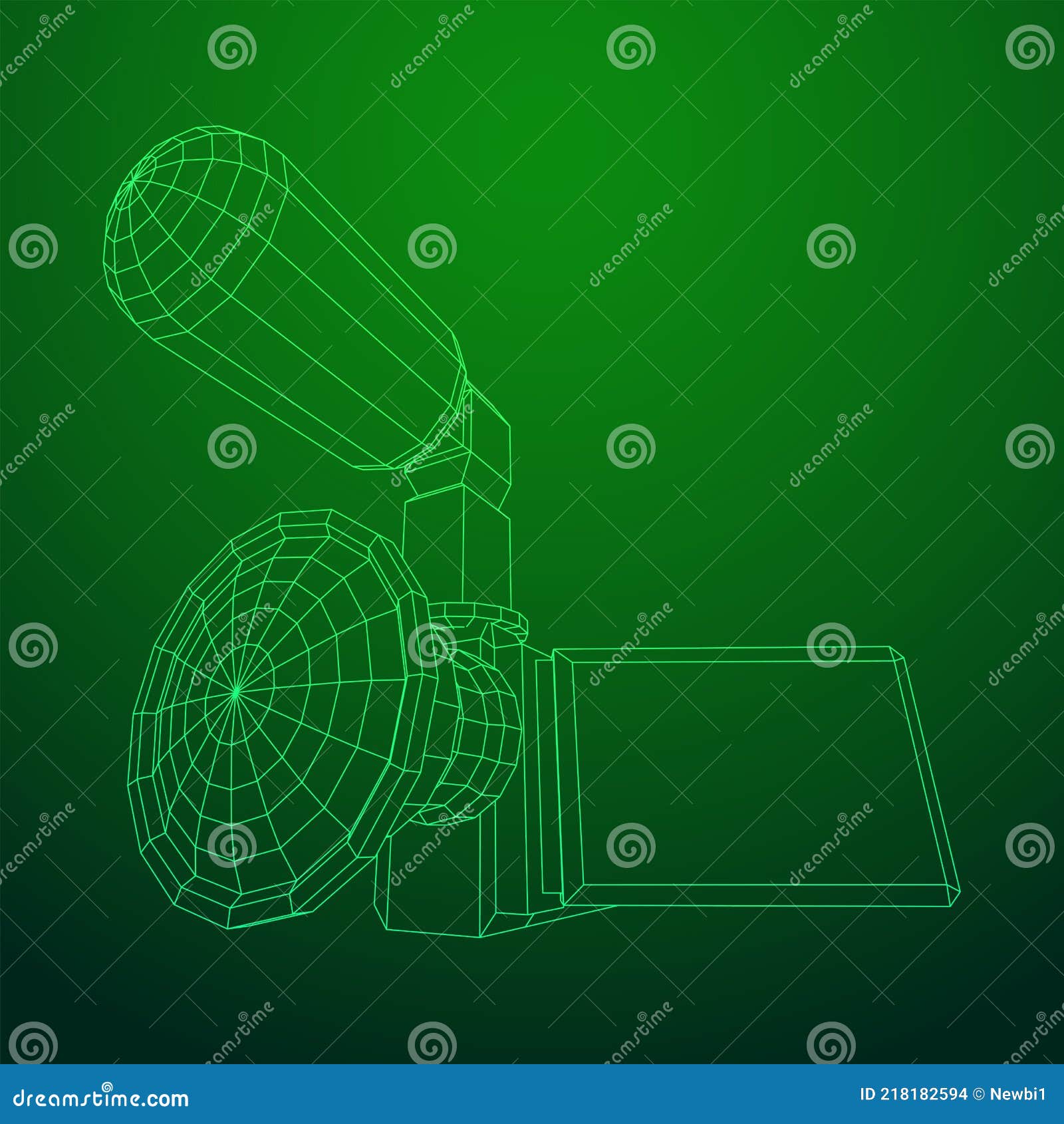 Digital Video Hand-held Camera with Rotating Screen and External ...