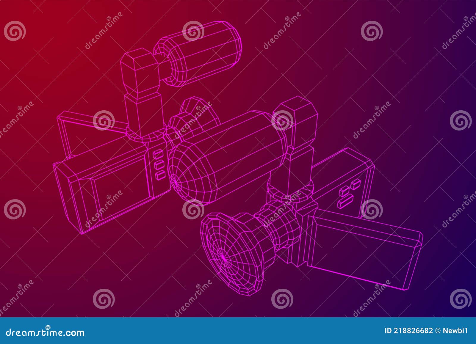 Digital Video Hand-held Camera with Rotating Screen and External ...