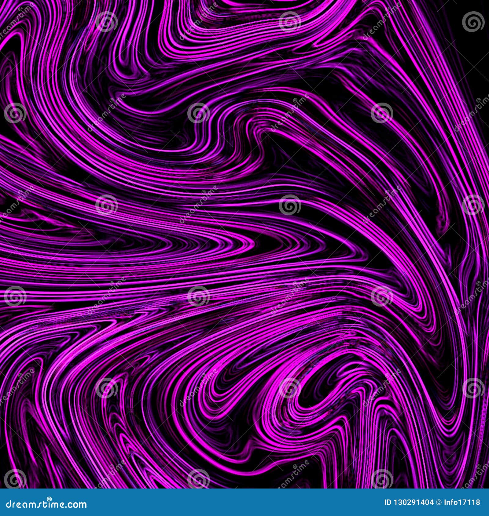 Digital Violet Abstract Background with Liquify Flow Stock Illustration ...