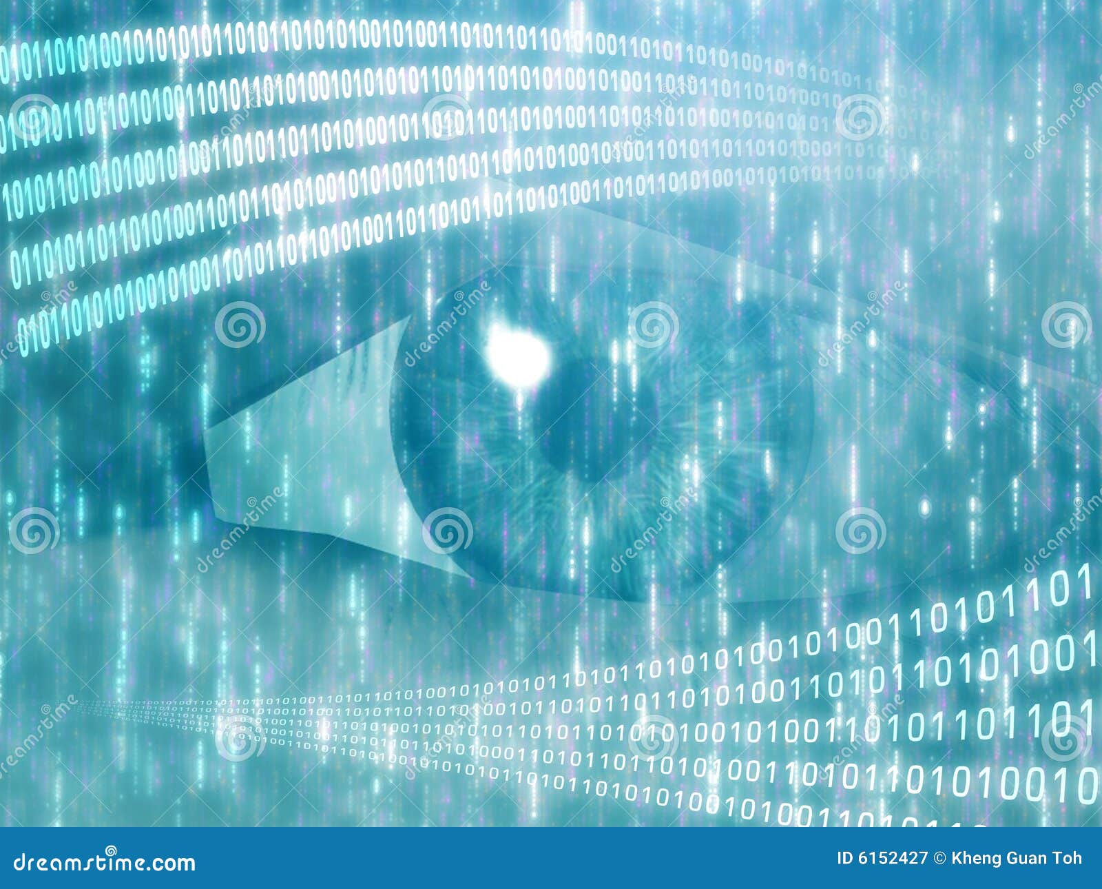 Digital vision stock illustration. Illustration of cyberspace - 6152427