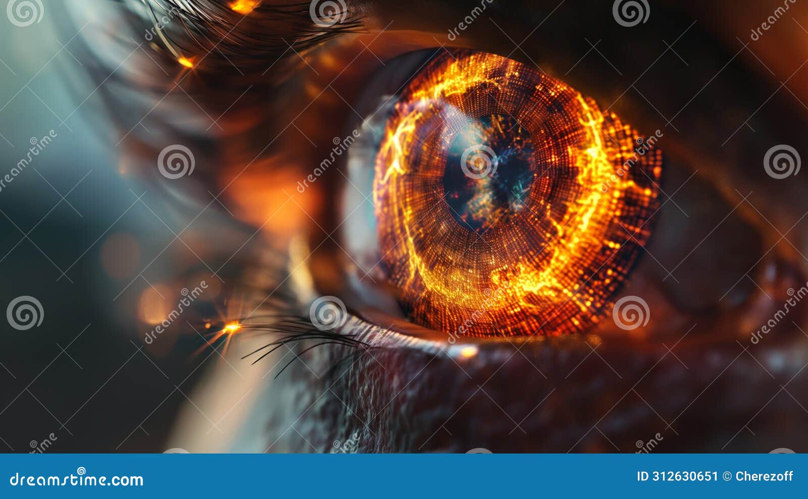 Digital Vision Concept stock image. Image of optical - 312630651