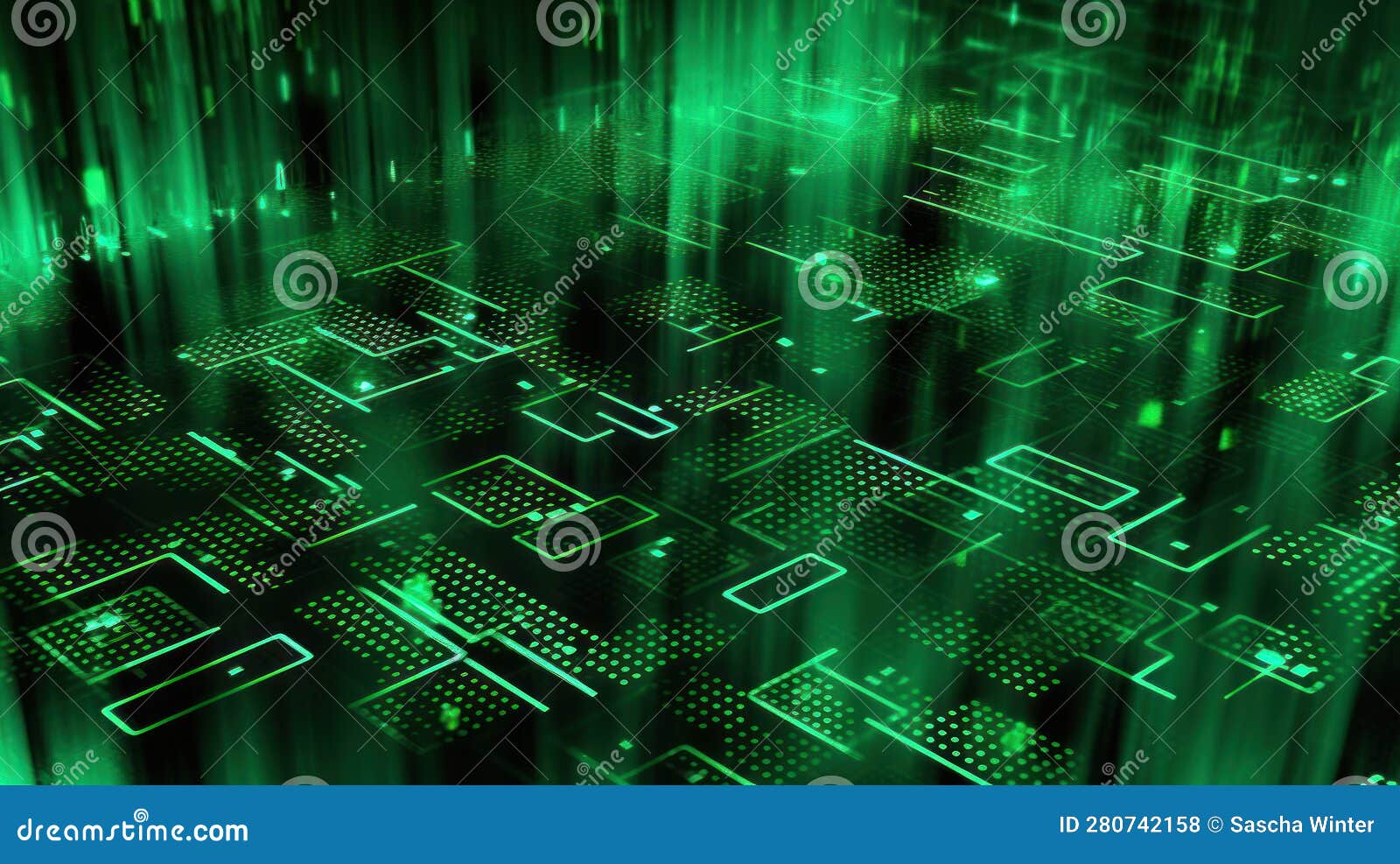 Digital Vistas: Exploring Technological Dimensions in Emerald Green ...