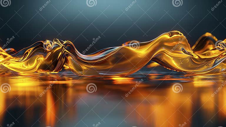 Digital Visualization of Audio Pitch Waves Abstract Environment Graphic ...