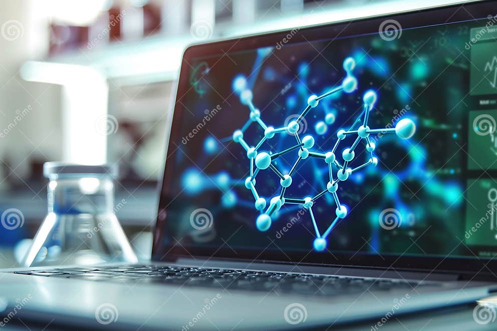 Digital Visualization of a Breakthrough Medications Molecular Structure ...