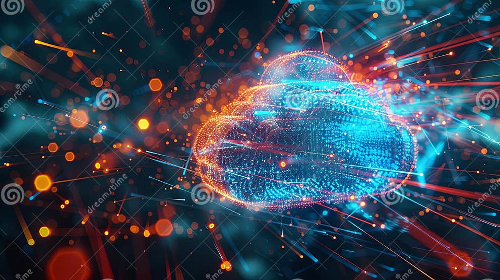 Digital Visualization of Cloud Computing: a 3D Cloud Made of Data ...