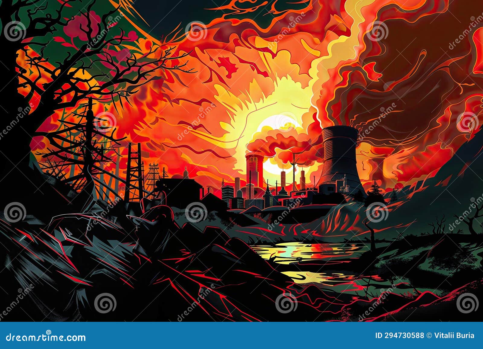 Visualization Of Nuclear Fission Energy Regulation Through Control Rods ...