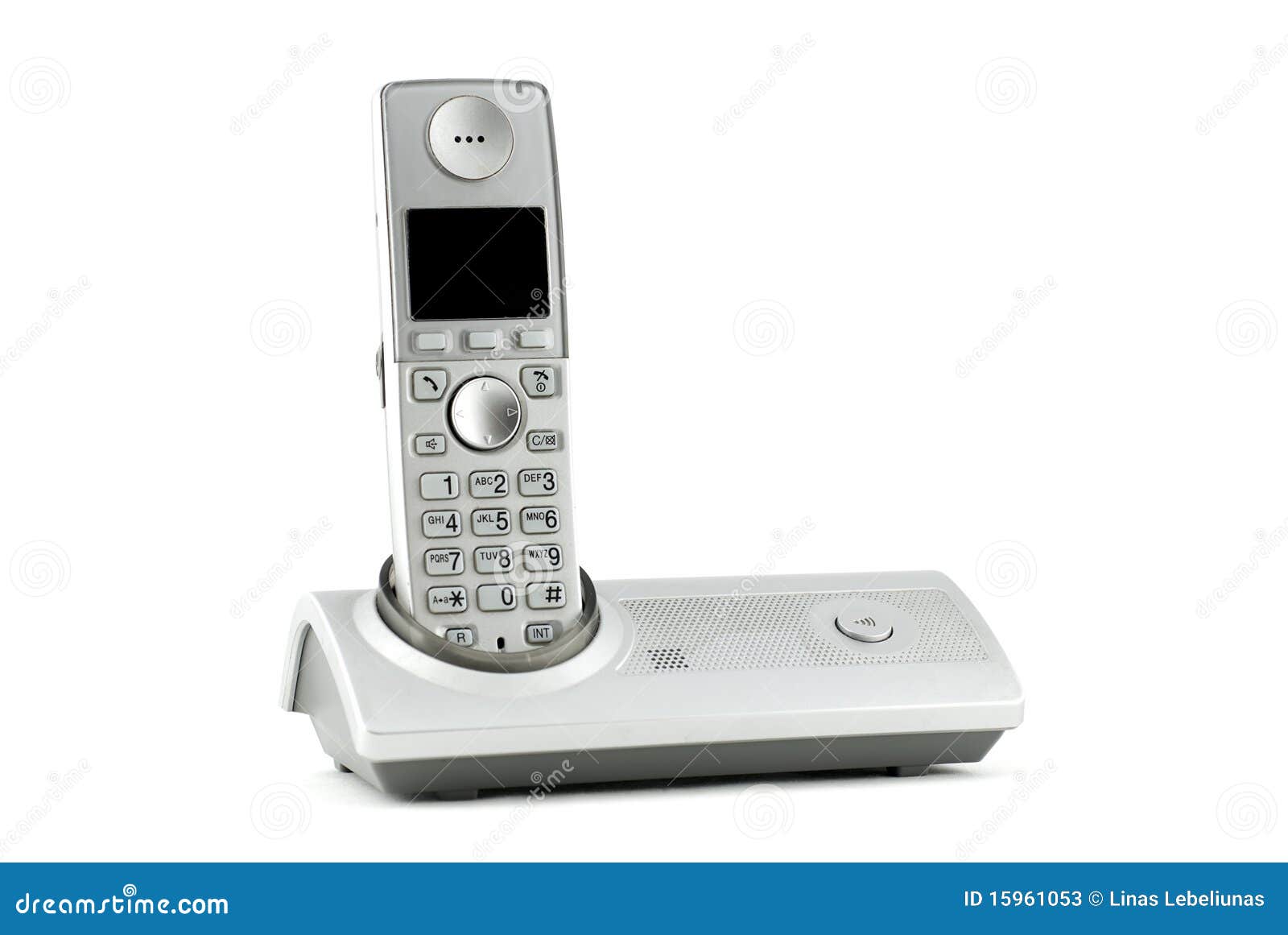 Digital VoIP Phone, Isolated on White Background Stock Image - Image of ...