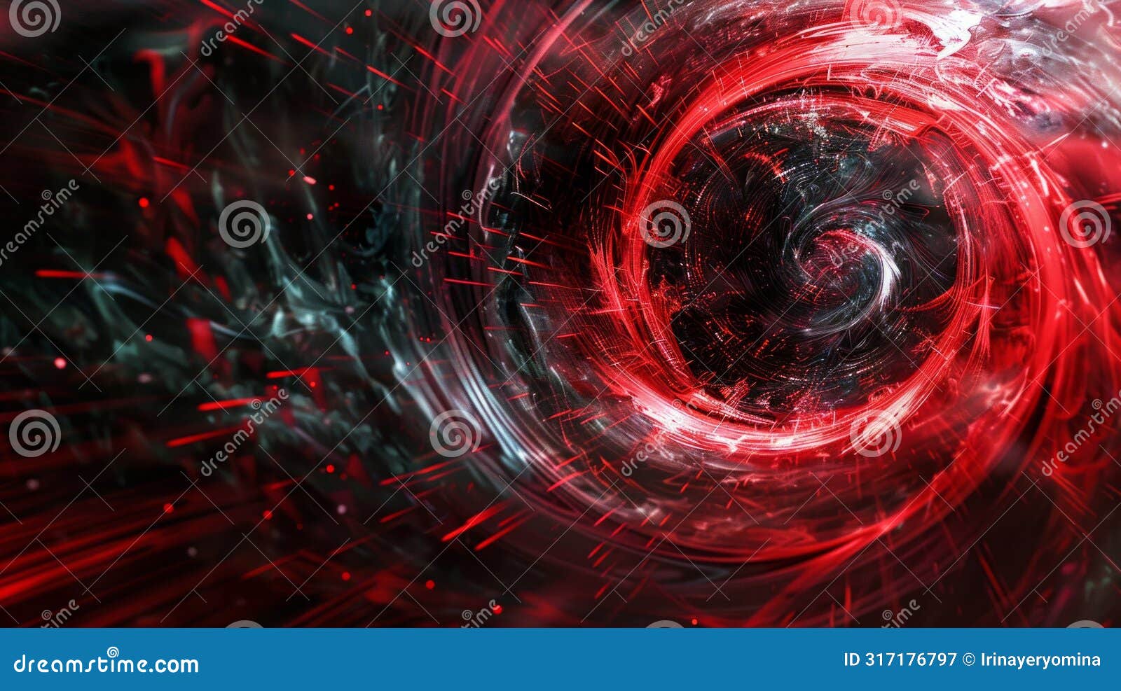 Digital Vortex of Cybersecurity Threat Abstract Stock Image - Image of ...