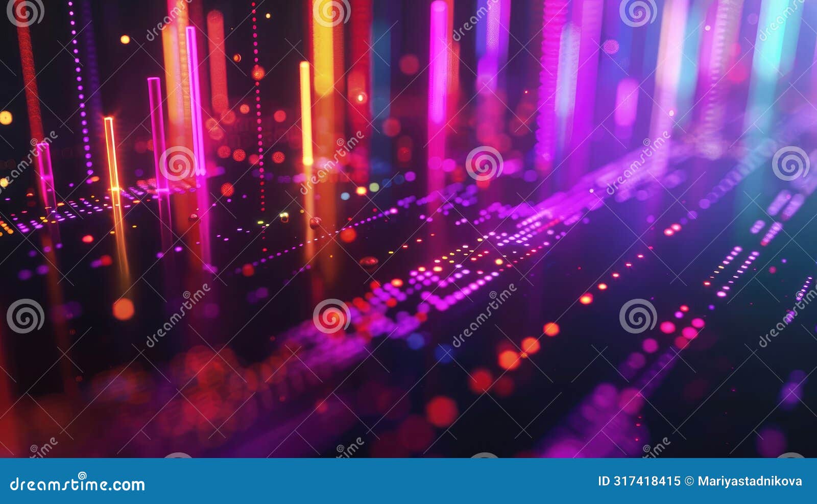 Digital Wallpaper with Charts and Graphs on Multiple Computer Screens ...