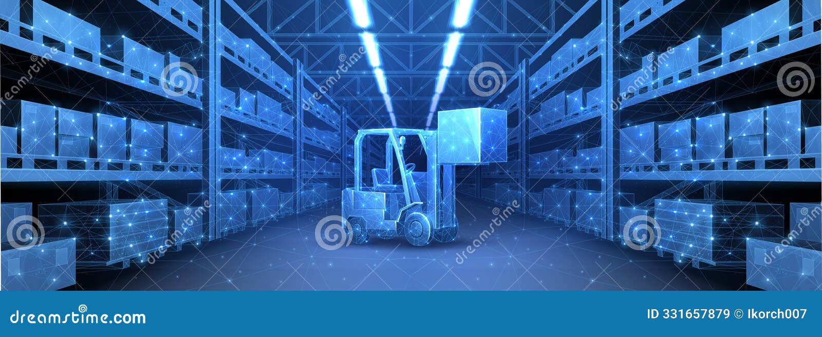 Digital Warehouse. Automatic Stock Storage, Modern Distribution ...