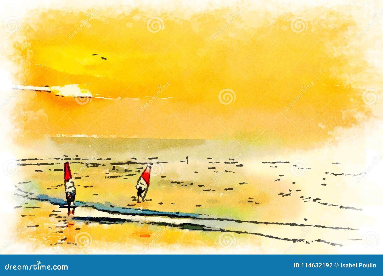 Ocean Atlantic Map. Vector Illustration | CartoonDealer.com #7382456