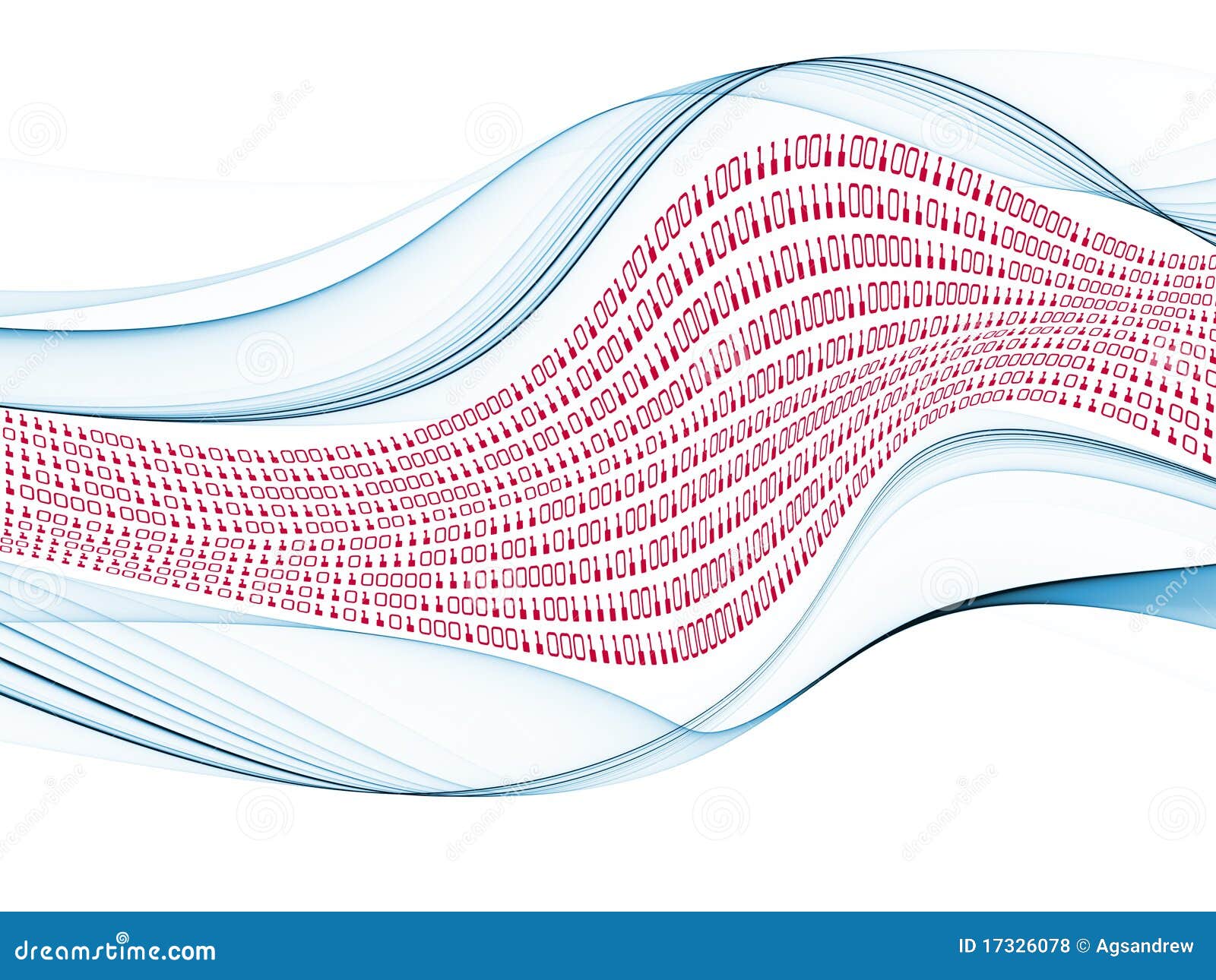 Digital Wave stock illustration. Illustration of figure - 17326078