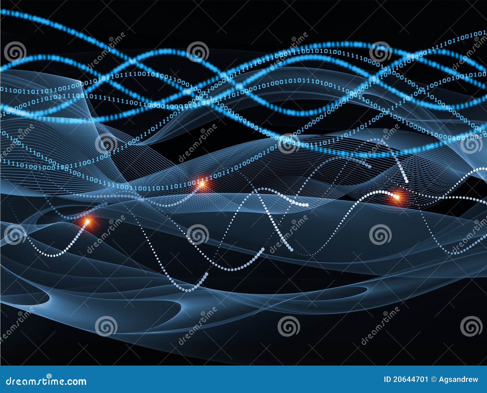 Digital Wave stock illustration. Illustration of backdrop - 20644701