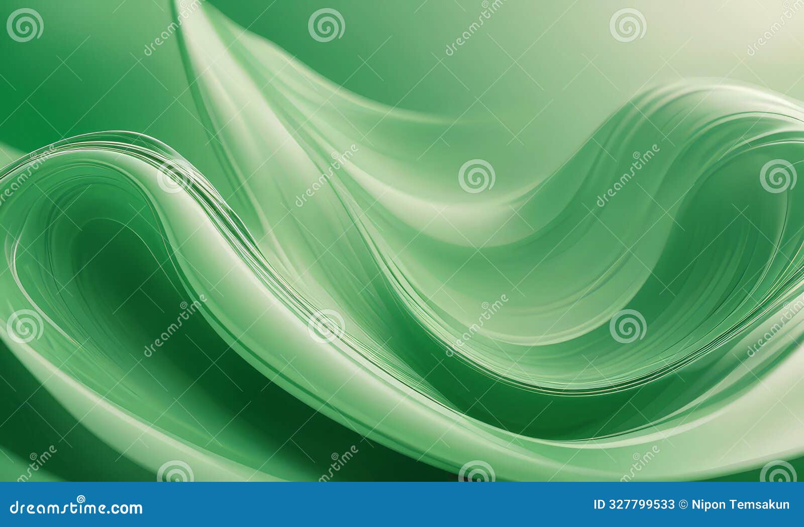 Digital Wave-like Pattern in Shades Green, with Gradient Effect ...