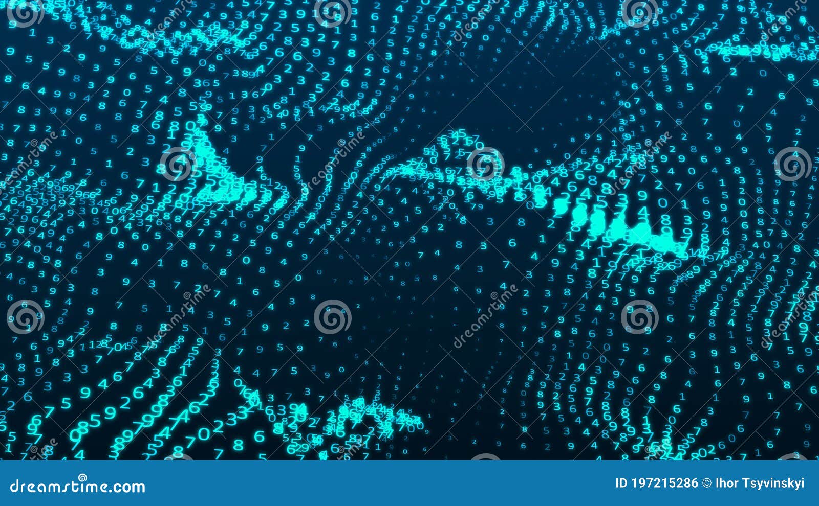 Background With Digits On Screen. Binary Code Zero One Matrix White ...